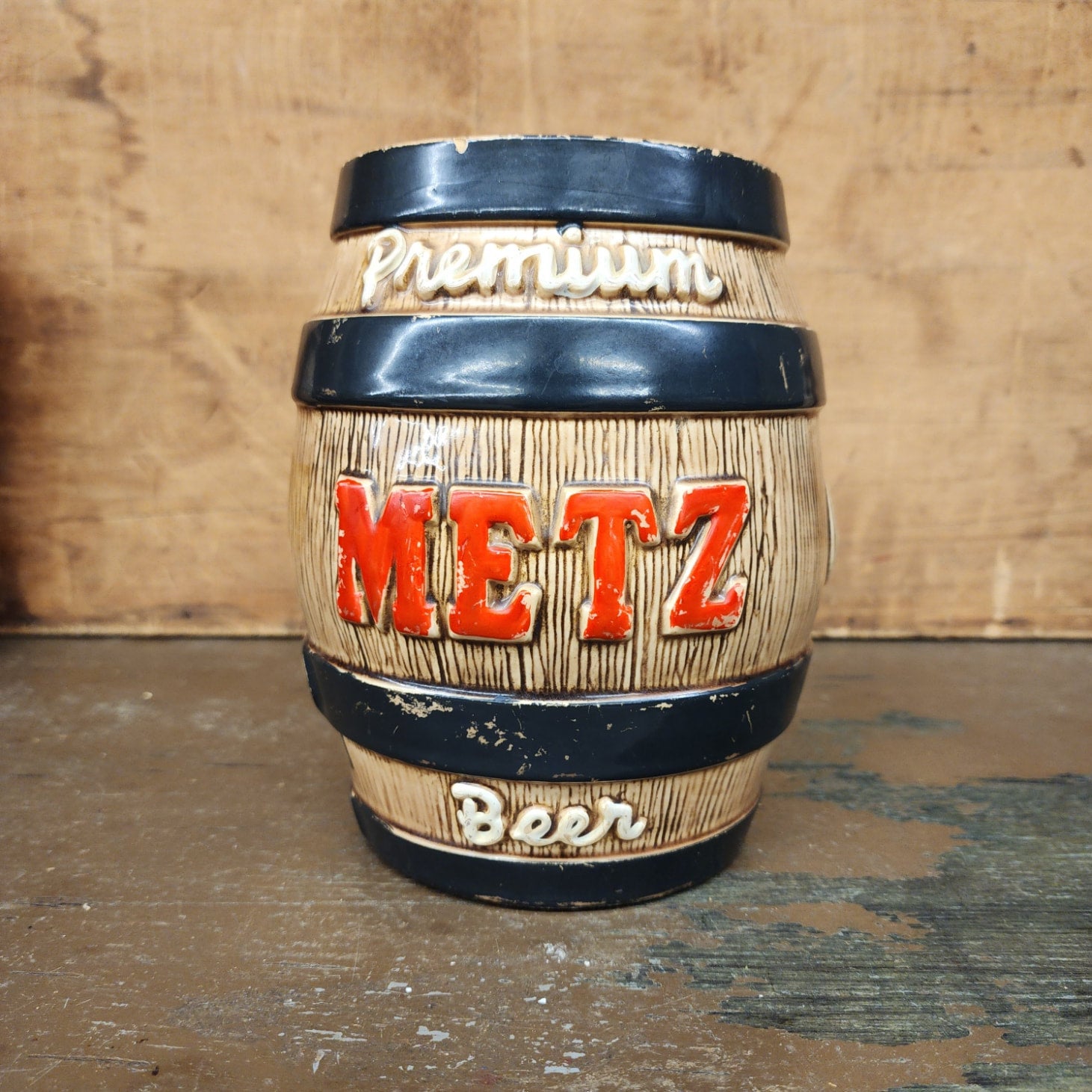 ceramic beer barrel