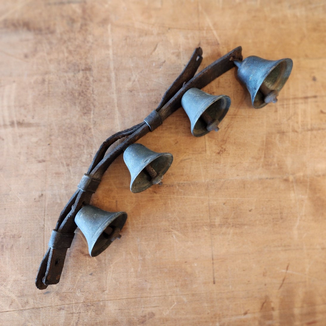 Brass Bells (4) - Bell Shape | Old Cottonwood