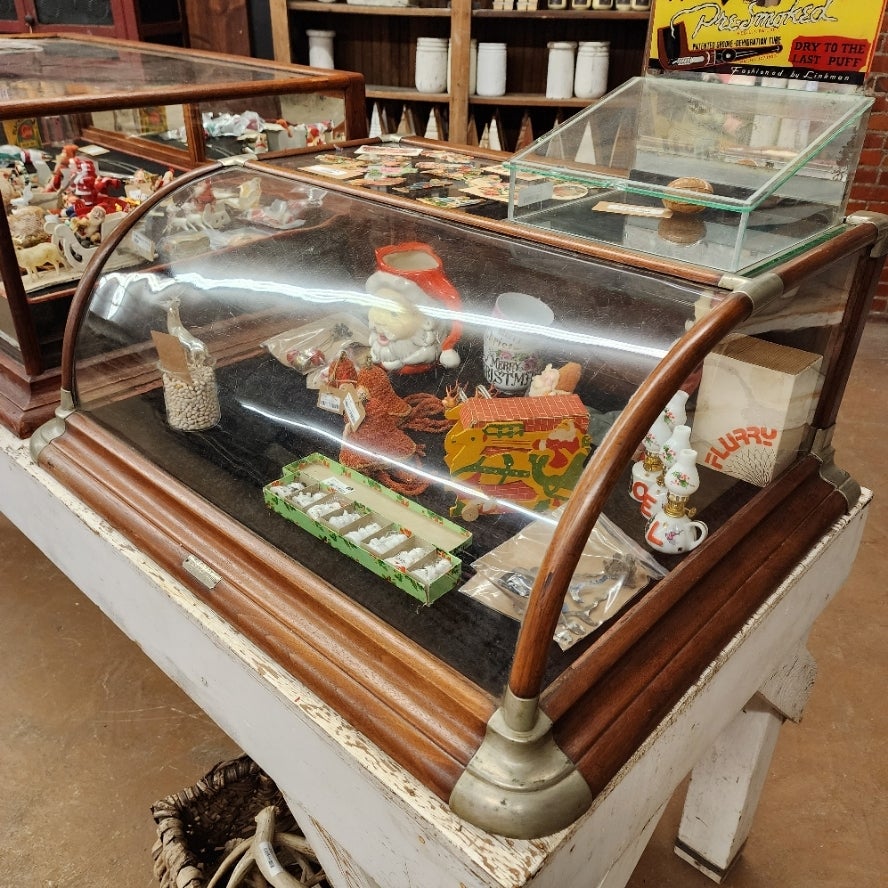 Curved Glass Display Case | Old Cottonwood